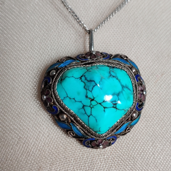 Chinese export | Jewelry | Antique Chinese Export Pendant Genuine ...
